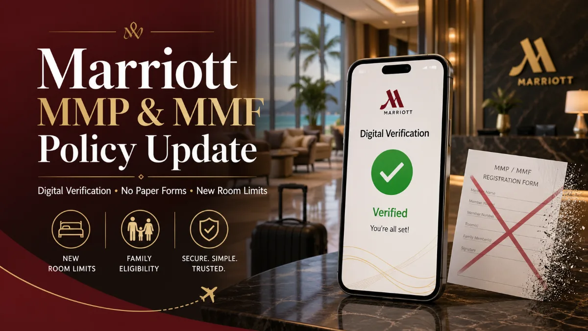 Marriott MMP & MMF Policy Update — April 2026 | Award and Travel